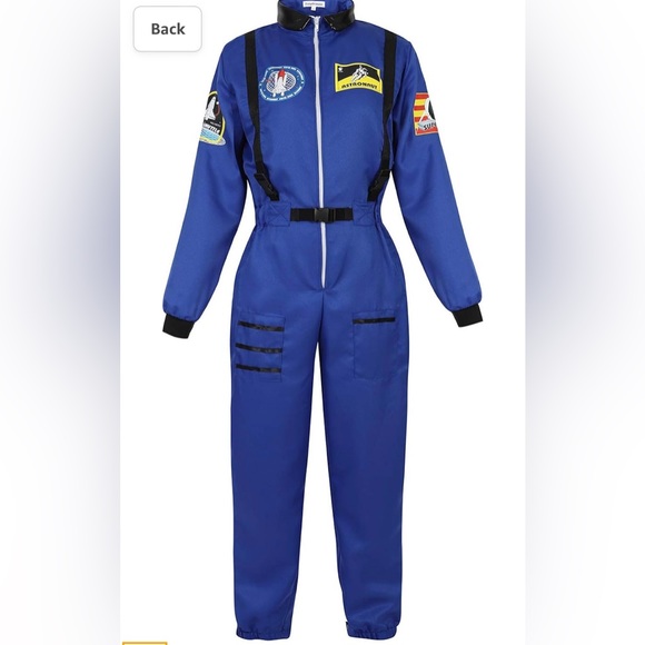 Other | Unisex Astronaut Costume Adult Space Suit Flight Jumpsuit ...